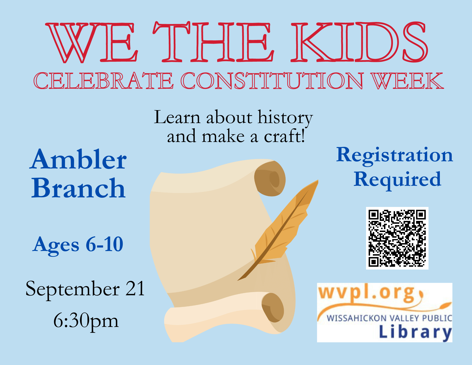 We the Kids: Constitution Week | wvpl.org